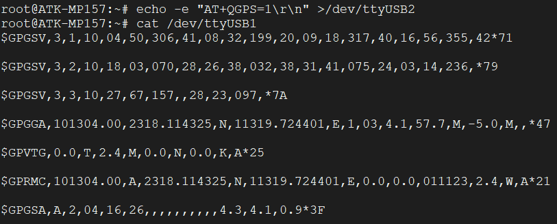 4.29 4G模块EC20测试 | 正点原子在线文档